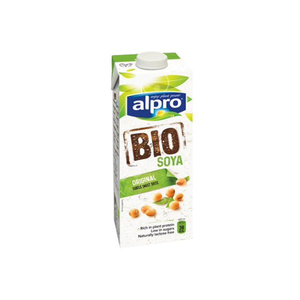 Растительный напиток Alpro Био, соевый, 1,8%, 1 л - купить с доставкой ...