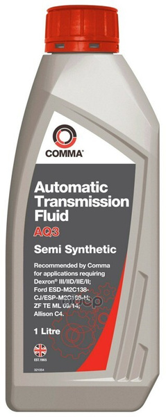Comma aq3 auto trans fluid (1l) жидкость гидравлич.! краснаяgm dexron ...