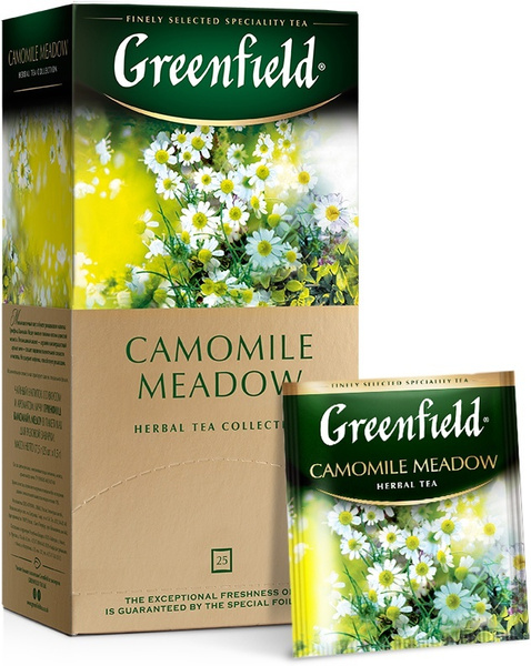 Чай травяной Greenfield Camomile Meadow, 25пак х6шт - купить с ...