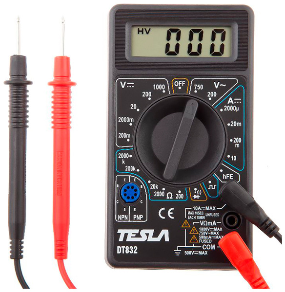 Мультиметр TESLA DT832 купить по выгодной цене с доставкой по Москве и ...