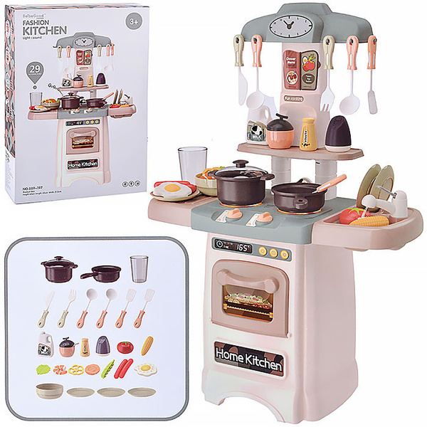 Кухня детская игровая UralToys со Светом, Звуком, без Воды, Высота 62 ...