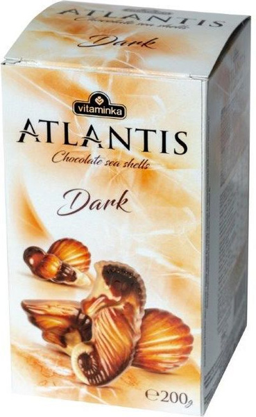 Конфеты Atlantis морские ракушки из белого и темного шоколада с ...