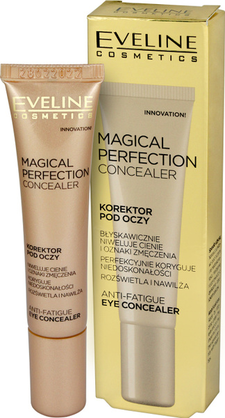 Eveline Cosmetics Консилер под Глаза тон 02 Medium (средний) Magical Perfection Concealer, 15 мл ...