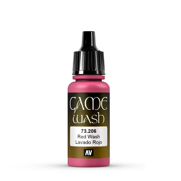 Краска Vallejo серии Game Color Wash - Red, проливка (17 мл) - купить с ...
