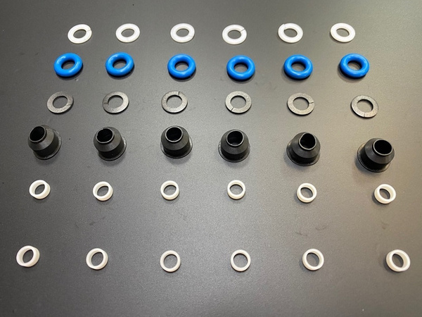 Комплект колечек топливной форсунки на 6 Chevrolet Cadillac GDI Parts ...