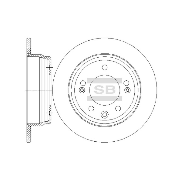 Диск тормозной Sangsin SD1081 - купить по низкой цене в интернет ...