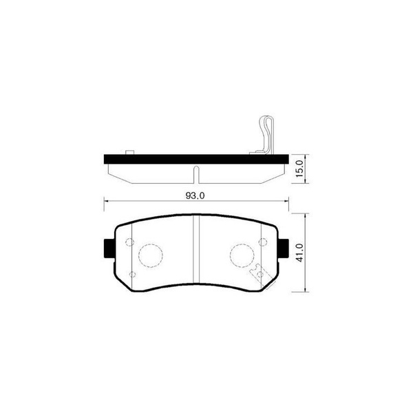 Колодки тормозные HSB HP1035 Задние - купить по низким ценам в интернет ...
