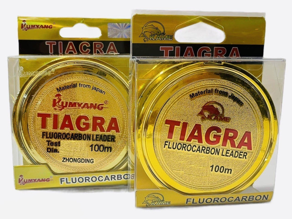 Флюорокарбоновая леска для рыбалки Kumyang Tiagra_0.35, 2 шт. по 100 м ...