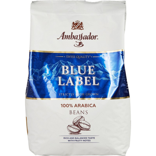 Кофе Ambassador Blue Label в зернах, 1кг - купить с доставкой по ...