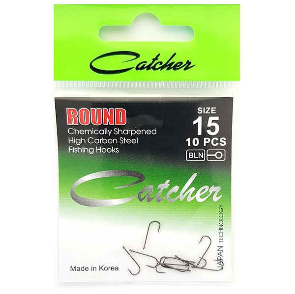 Крючок "Catcher" ROUND #15 (5 пакетиков) купить на OZON по низкой цене ...
