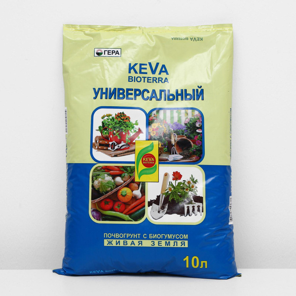 Универсальный почвогрунт KEVA BIOTERRA, 10 л - купить по низкой цене в ...