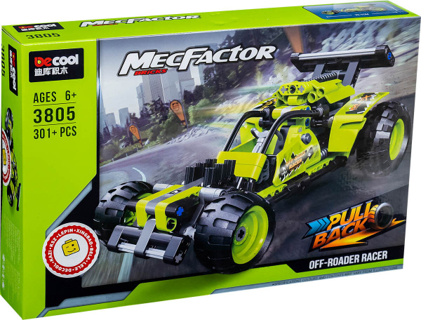 Конструктор Decool Багги 3805 с инерционным механизмом 301 дет. купить на OZON по низкой цене ...