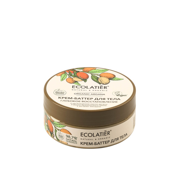 Ecolatier Green Крем-баттер для тела Глубокое восстановление Organic ...