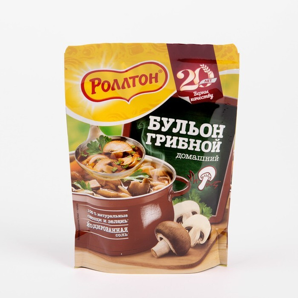 Бульон домашний РОЛЛТОН грибной 90г/ 4 шт - купить с доставкой по ...