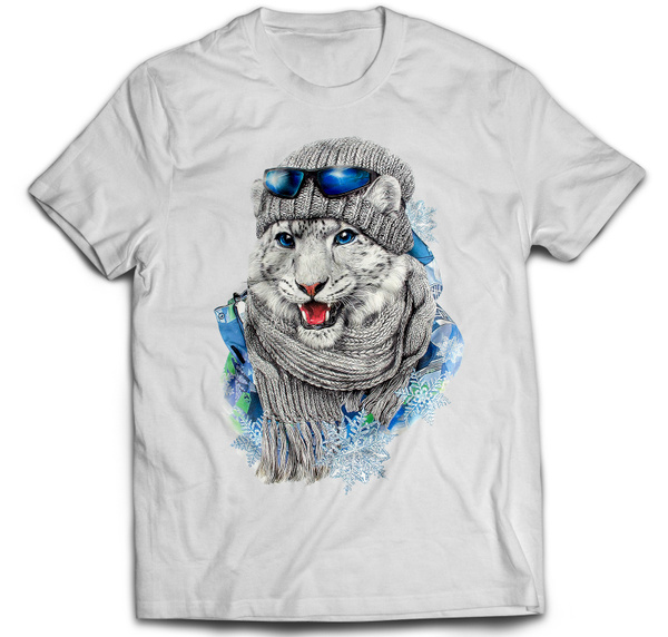 Футболка BeeKey, размер 128, цвет белый, 50% - хлопок, 50% - полиэстер ...