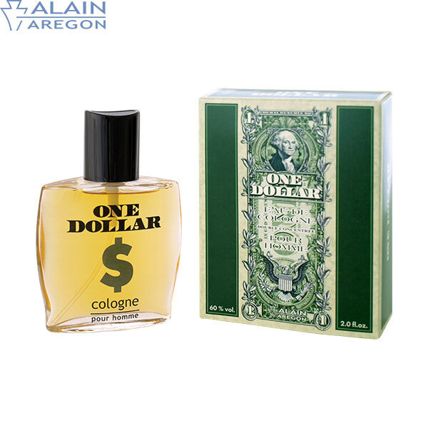 ALAIN AREGON COLOGNE ONE DOLLAR Одеколон 60 мл (389370080)