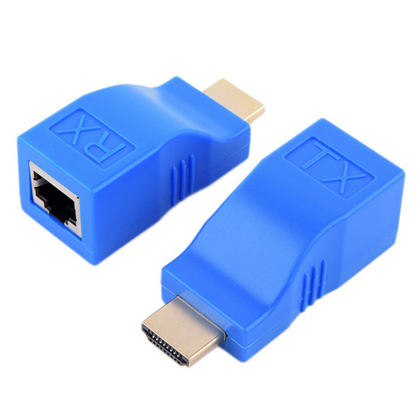 HDMI Extender 1080P RJ45 Ports LAN Network HDMI Extension До 30 м по ...