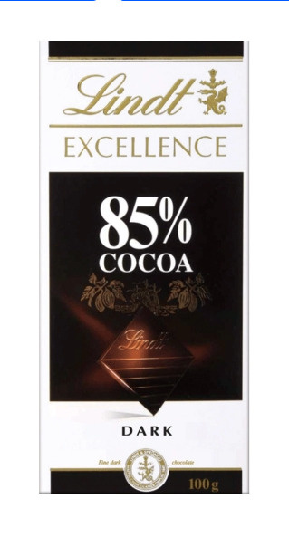 Lindt Excellence горький шоколад 85% какао, ( 5 шт. х 100 г) - купить с ...