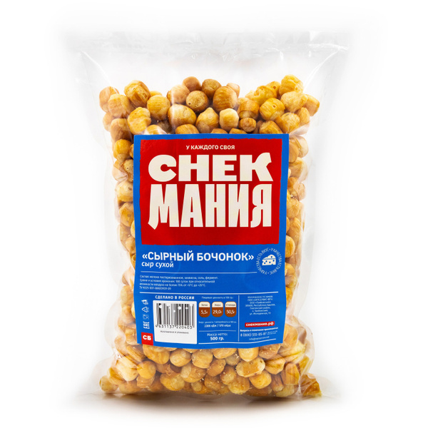 Сыр сушеный СнекМания Бочонок, 500 г - купить с доставкой по выгодным ...