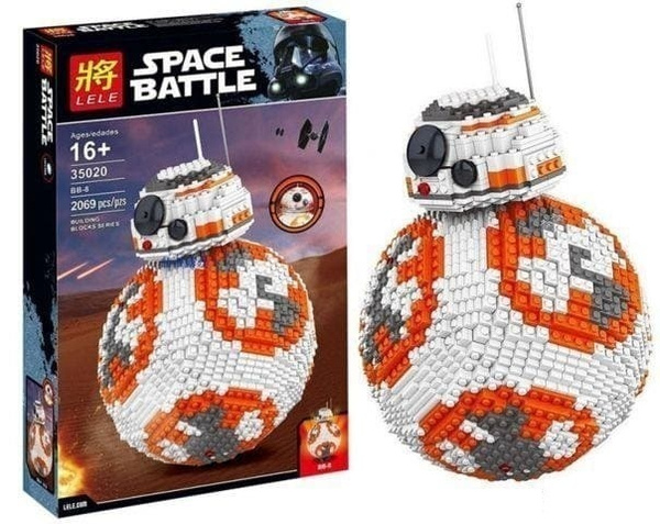 Конструктор Звездные воины "Дроид BB-8" 2069 деталей Маркет Гарфилда ...