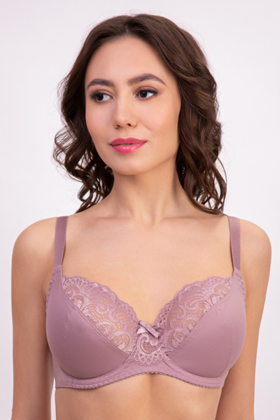 Бюстгальтер Женский Milavitsa, размер 75H сиреневый Полиамид Беларусь Однотонный купить c ...