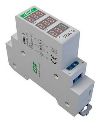 Трехфазный вольтметр WNC-3, 80...500V купить на OZON по низкой цене (1689868919)
