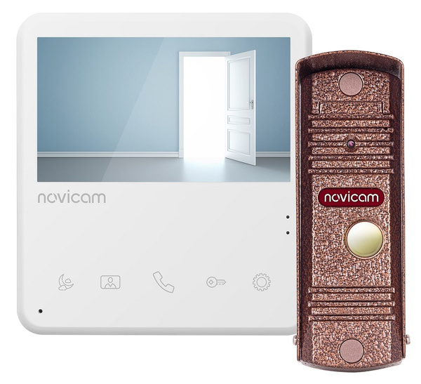 Видеодомофон Novicam UNIT 4, 480x272 купить по низким ценам в интернет-магазине OZON (484333338)