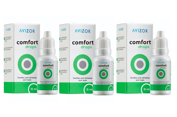 Капли Avizor Comfort Drops (15 ml) 3 штуки - купить с доставкой по ...