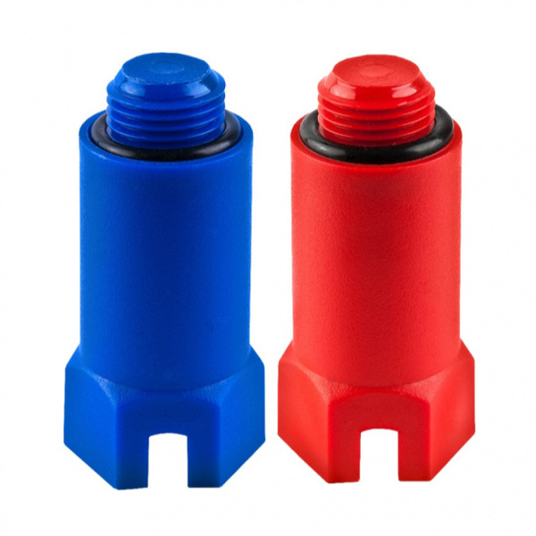 Комплект заглушек монтажных MASTERPROF 1/2" красная и синяя, b_440000737 - купить по выгодной ...