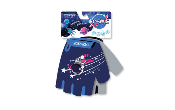 Перчатки TRIX nw Cosmic детские 6XS короткие пальцы дышащая ...