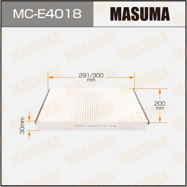 Фильтр салонный Masuma MC-E4018 - купить по выгодным ценам в интернет-магазине OZON (527490916)