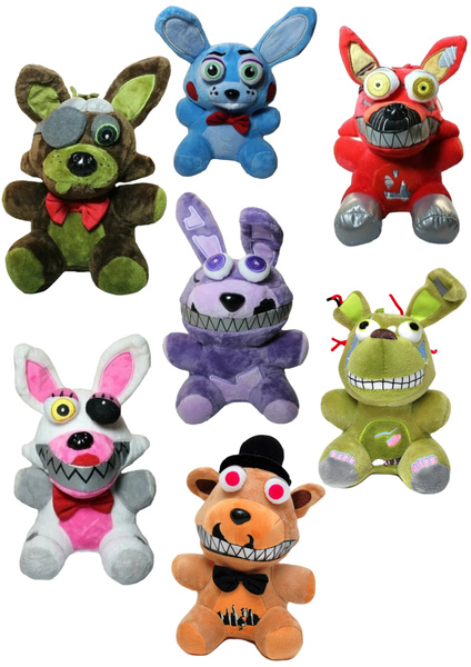 Мягкие игрушки ФНАФ 5 ночей с Фредди Five Nights at Freddys 7 штук по ...
