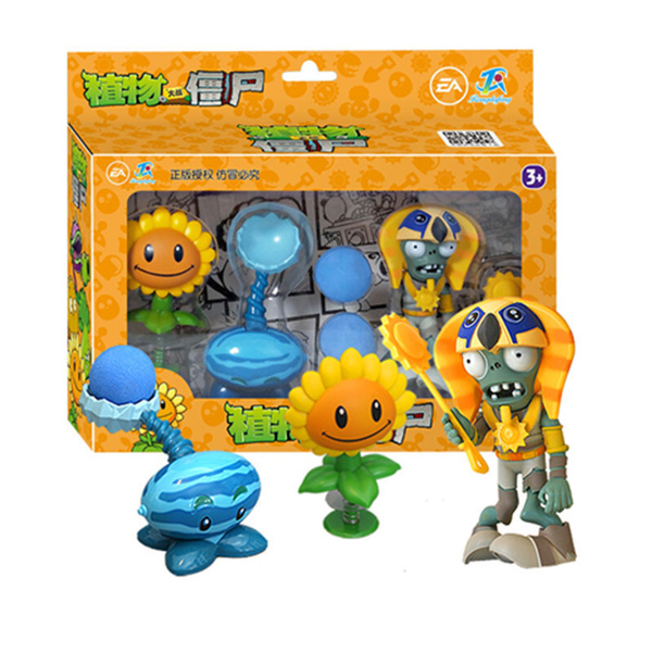 Набор фигурок Plants vs Zombies set K / Растения против зомби (Set. 4 ...