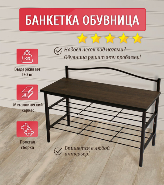 Вопросы и ответы о Обувница,металл,с сиденьем,банкетка в прихожую ...