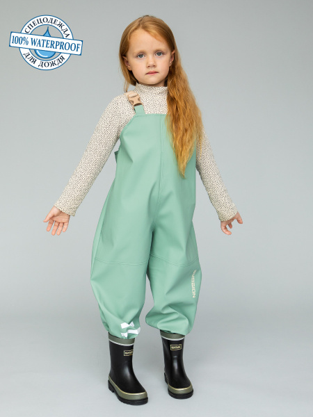 Полукомбинезон Мальчики Symbion, размер 140 зеленый На любой сезон ...