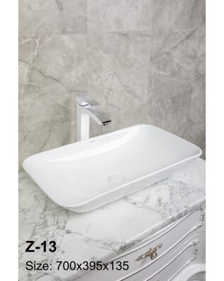Раковина Zandini Z-13, белый купить по доступной цене с доставкой в интернет-магазине OZON ...