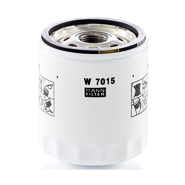 Фильтр масляный MANN FILTER W7015 - купить по выгодным ценам в интернет-магазине OZON (617975559)