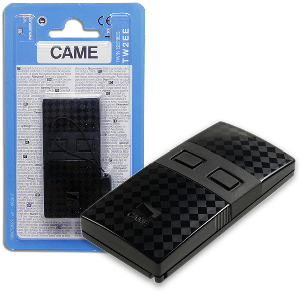 Пульт для для откатных и распашных ворот, шлагбаумов. CAME TW2EE - купить с доставкой по ...