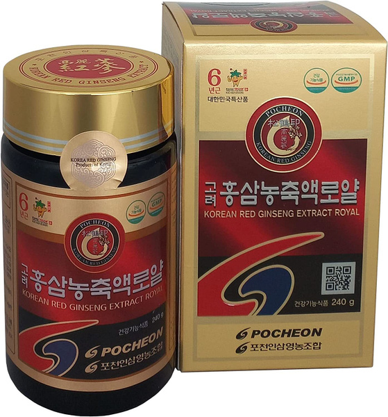 Pocheon Korean 6-летний Panax Red Ginseng Root Royal Extract 240г купить на OZON по низкой цене ...
