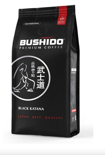 Кофе в зернах Bushido Black Katana, 1 кг. - купить с доставкой по ...