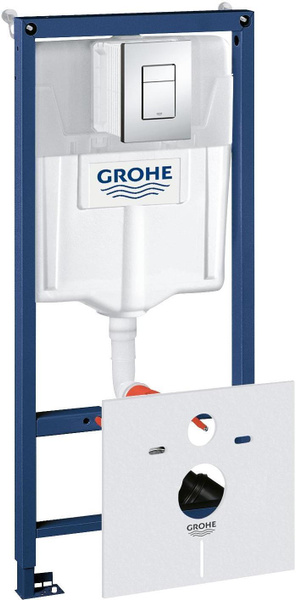 Grohe Rapid SL Инсталляция для подвесного унитаза 4 в 1 в сборе(клавиша ...