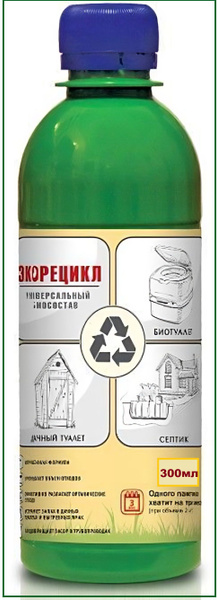 Характеристики Биосостав жидкий "Экорецикл" для септиков, биотуалетов ...