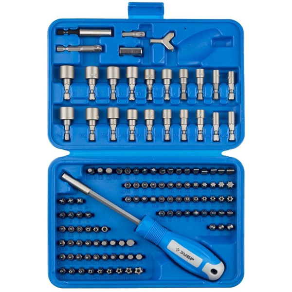 Бита ЗУБР 120шт, Cr-Mo 26096-H122 - купить по низким ценам в интернет ...