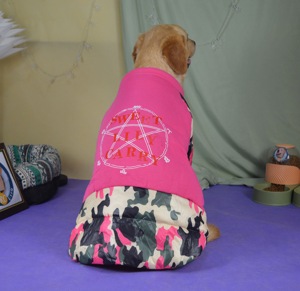 Куртка Rexy crew "Sweet Lily Carry" для собак крупных пород, цвет розовый, размер 9XL купить на ...