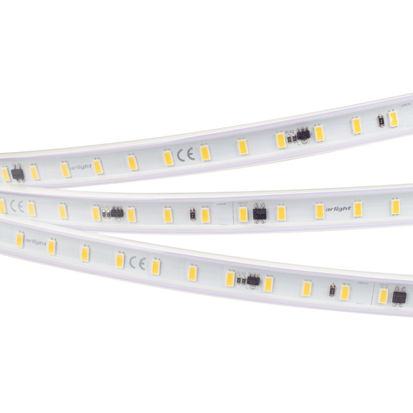 Светодиодная лента Arlight, 230В, IP65, 72 LED/m Лента-Арлайт_Белый ...