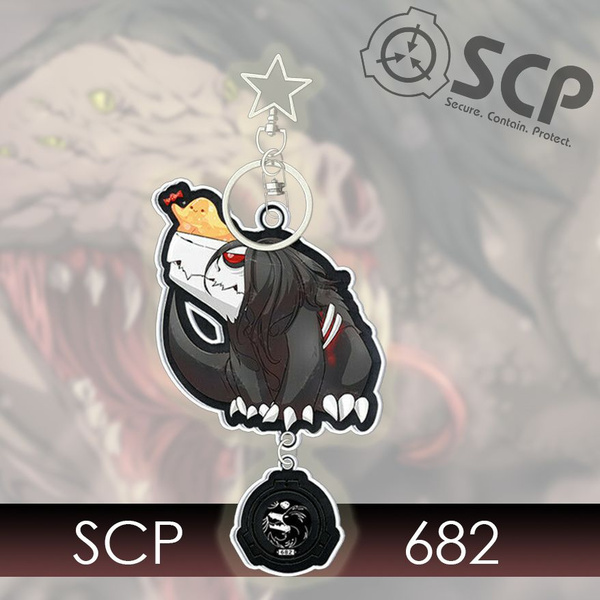 Брелок SCP Foundation (Secure Contain Protect): SCP-682 - Живучая ...
