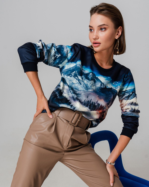 Свитшот SAHAR art lab - купить с доставкой по выгодным ценам в интернет-магазине OZON (753371915)