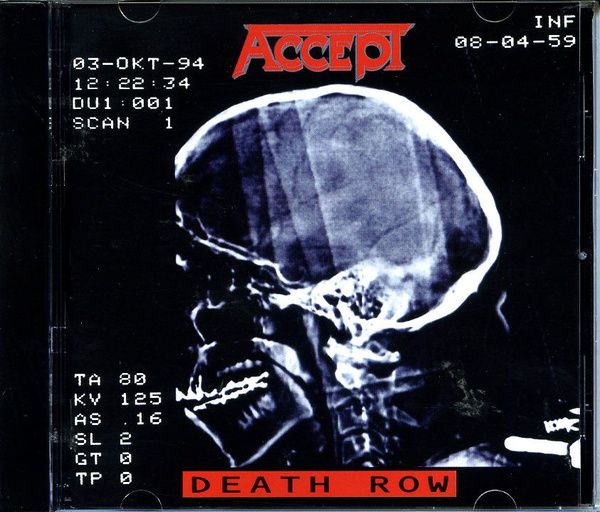 ACCEPT - Death Row 1994 г купить на OZON по низкой цене (1708297448)