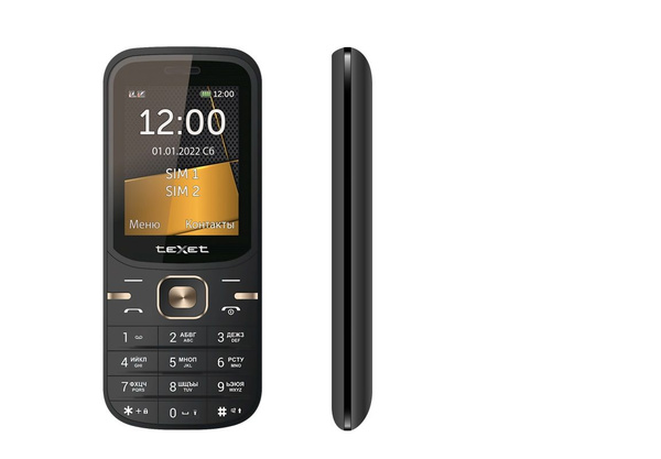 Мобильный телефон Texet Телефон TM-216, черный - купить по выгодной цене в интернет-магазине ...