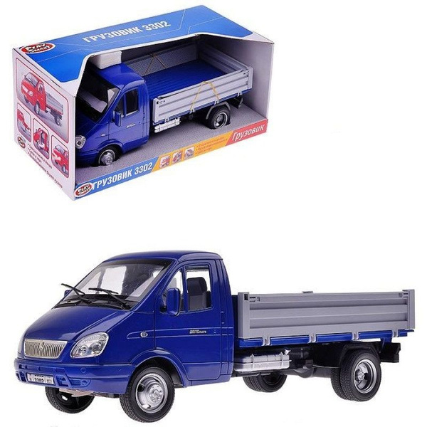 Машина 9379D Газель 3302 Грузовик свет,звук - купить с доставкой по выгодным ценам в интернет ...